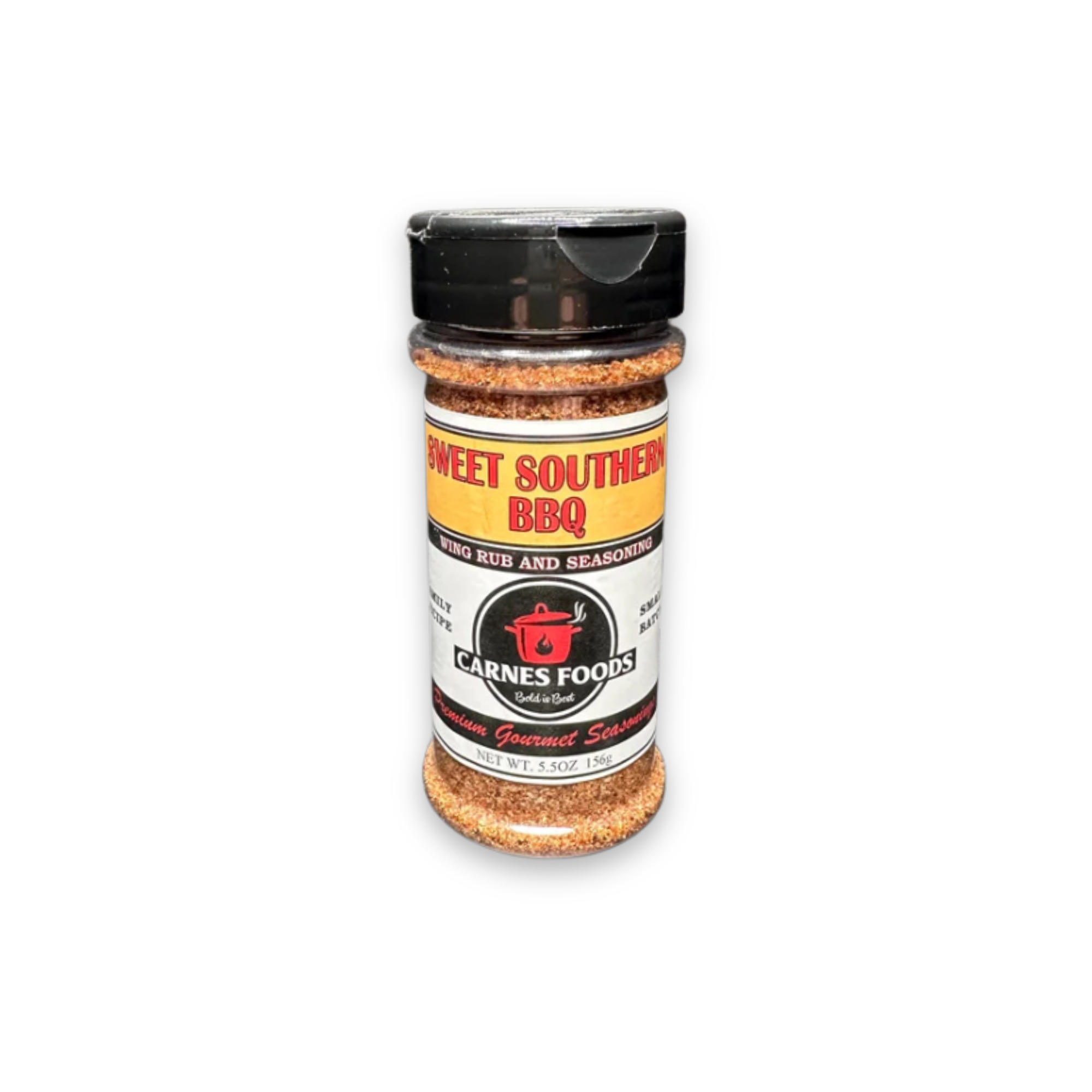 Sweet Southern BBQ 5.5oz Bottle with Duel Flapper Lid – Carnes Foods